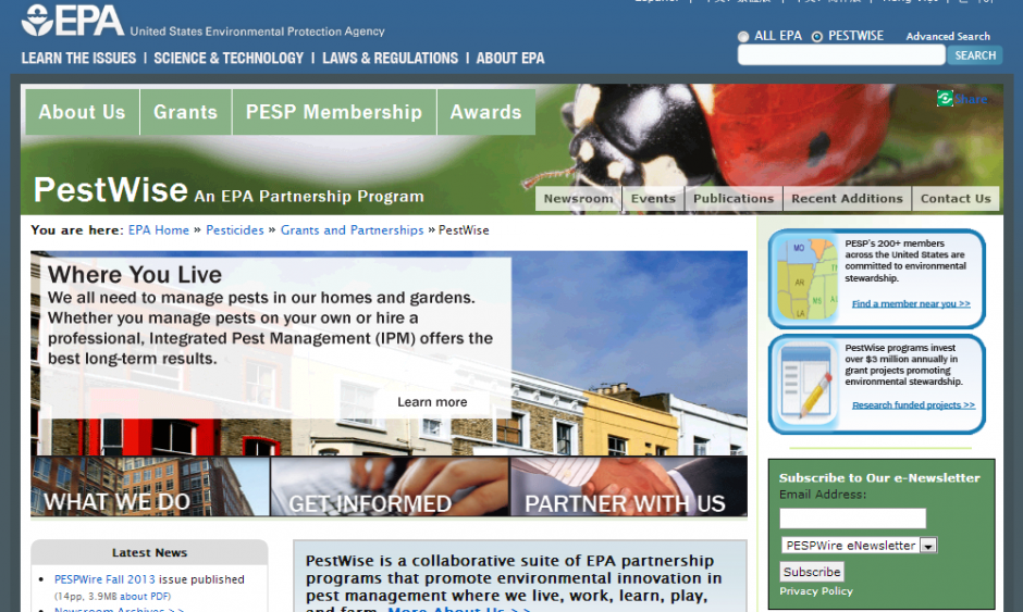EPA PESP Site - Venus Pest Company